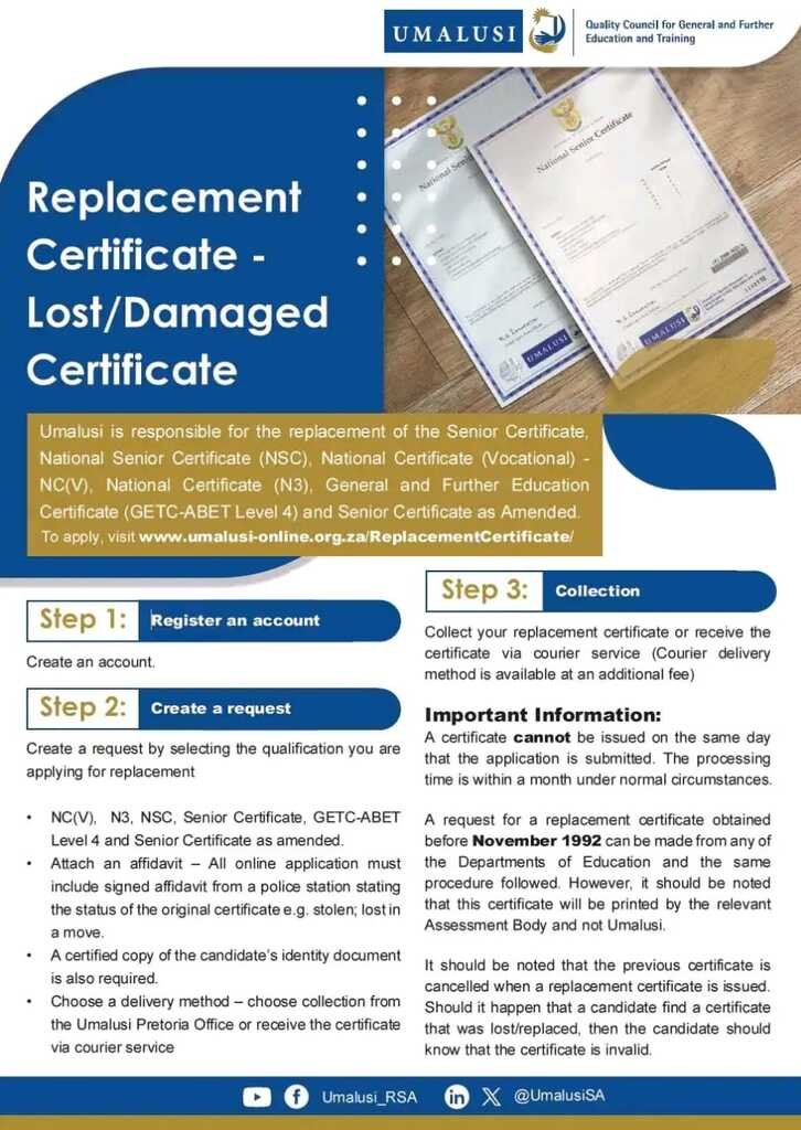 Guide to Replacing a Lost or Damaged Certificate - CAREERTAG