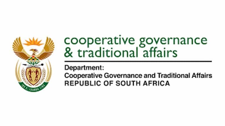 THE DEPARTMENT OF COOPERATIVE GOVERNANCE AND TRADITIONAL AFFAIRS (COGTA ...